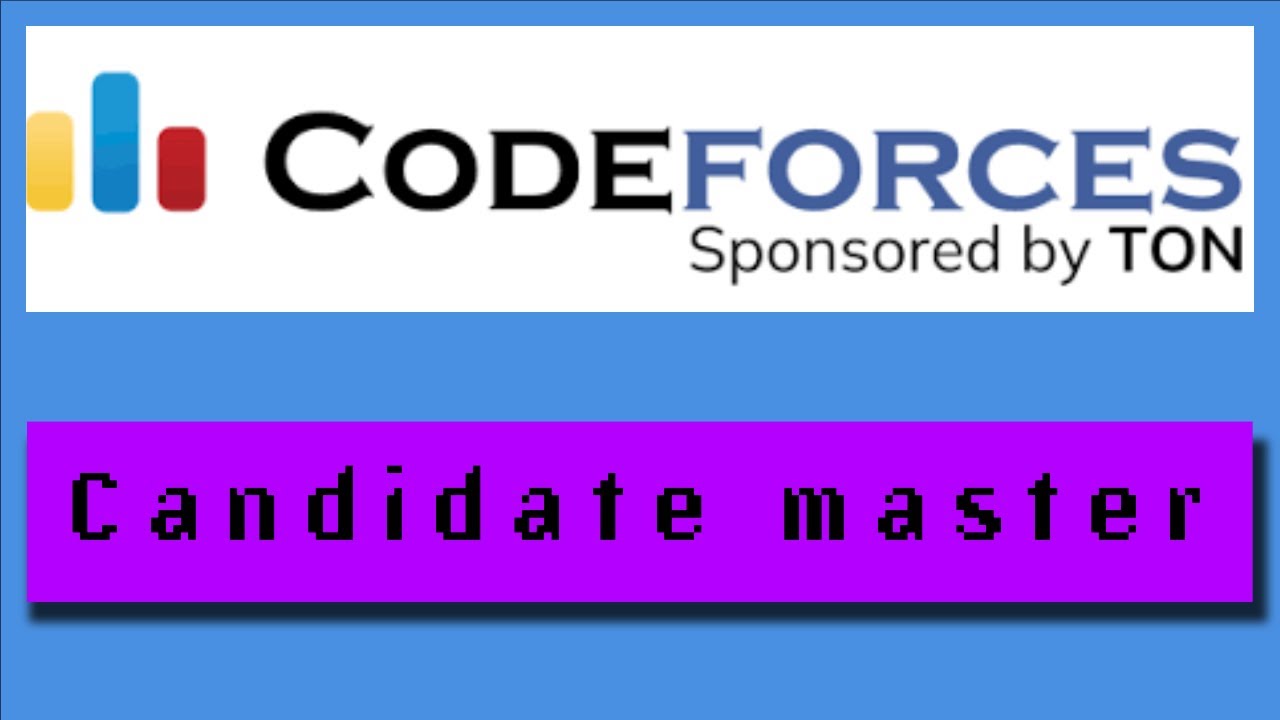 Road to Candidate master| Competitive programming| Codeforces