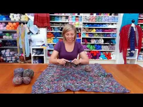 Granny Square in Hand Dyed Yarn