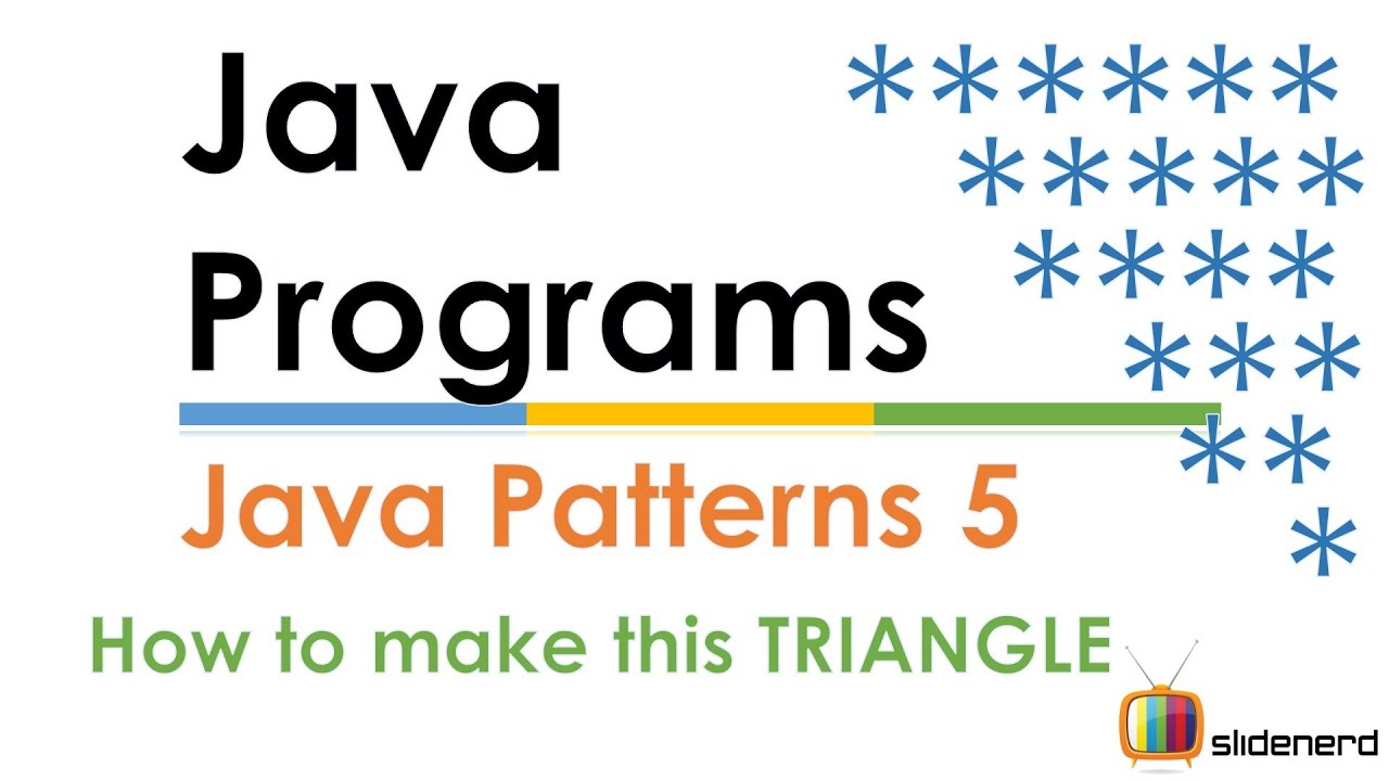 60 Java Patterns Triangle 4 Code |