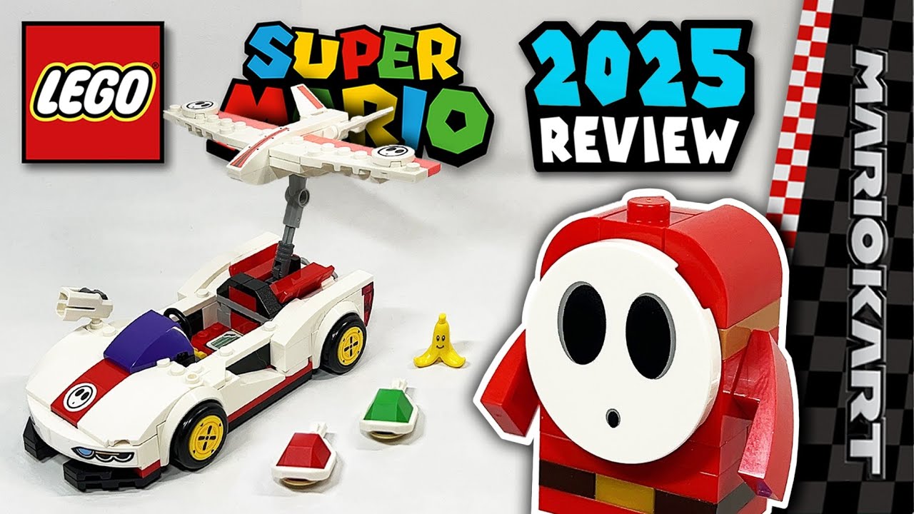 LEGO Super Mario Kart Shy Guy & P-Wing (72045) - 2025 Set Review