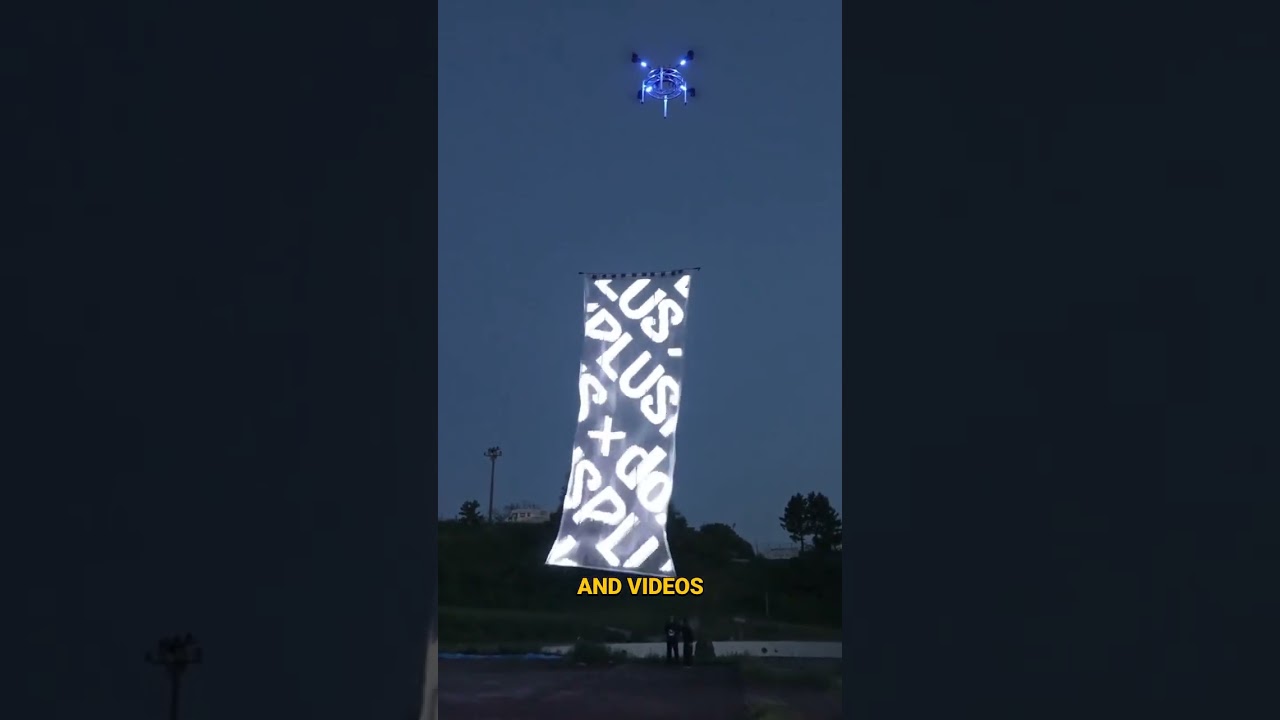 How drone pilots make money with Advertising flying LED panels