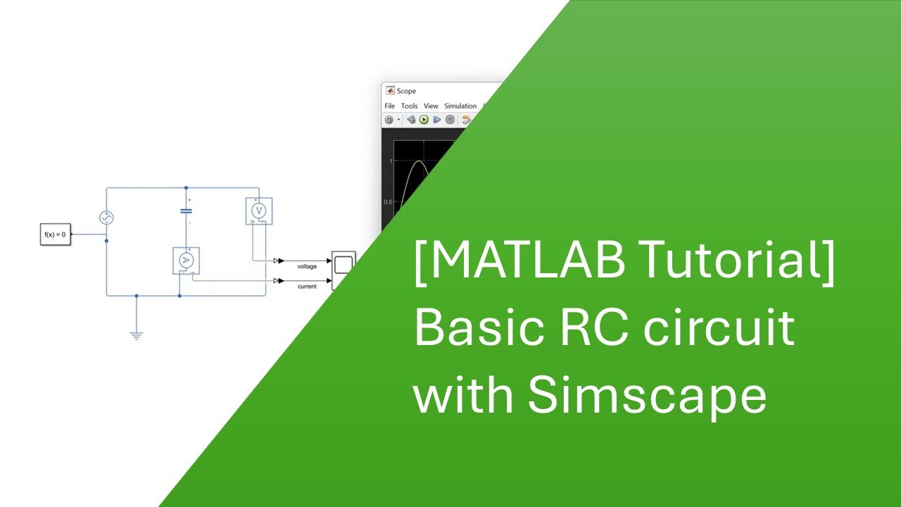 [Matlab Tutorial] Basic RC circuit with Simscape