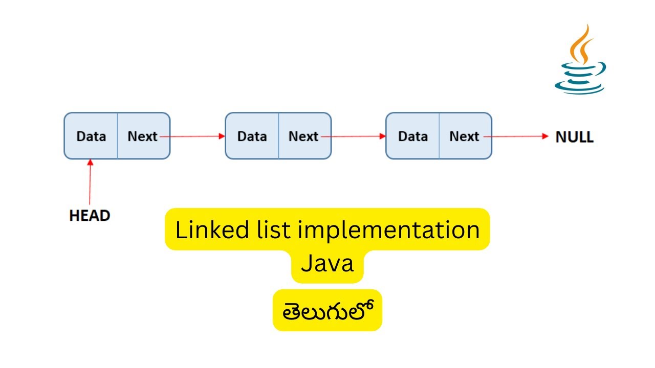 Linked list program in java in Telugu | Java | Data structures | Telugu