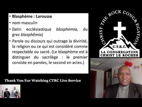 LE BLASPHEME CONTRE DIEU – Pasteur Marc Simeon