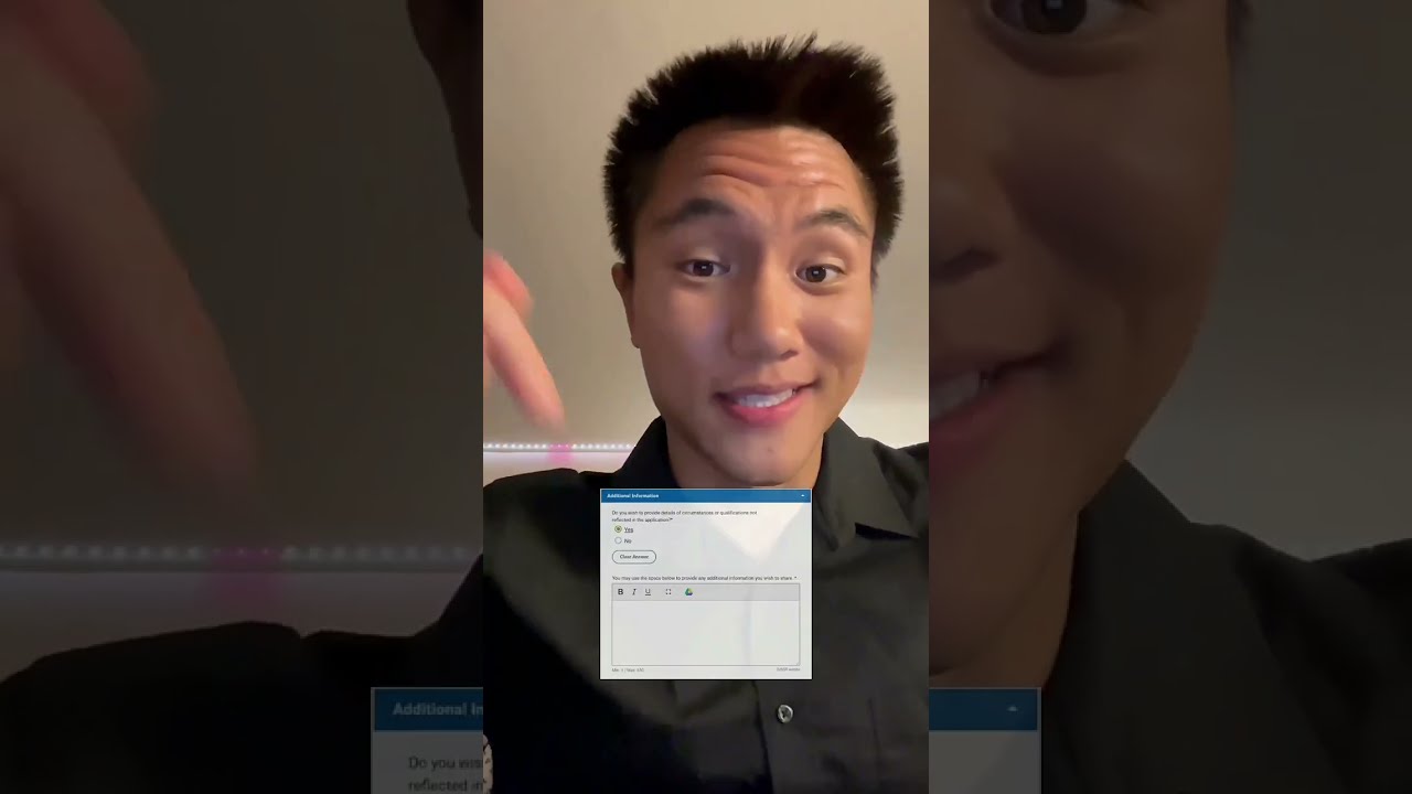 BEST College Application HACK! How to Use the Additional Info Section Correctly!