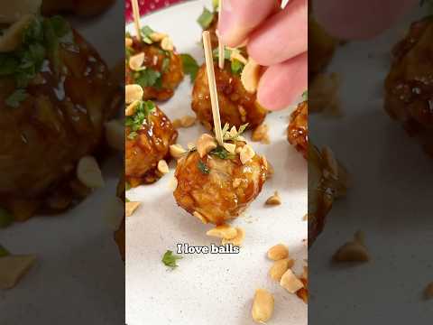 Kung Pao Chicken Meatballs