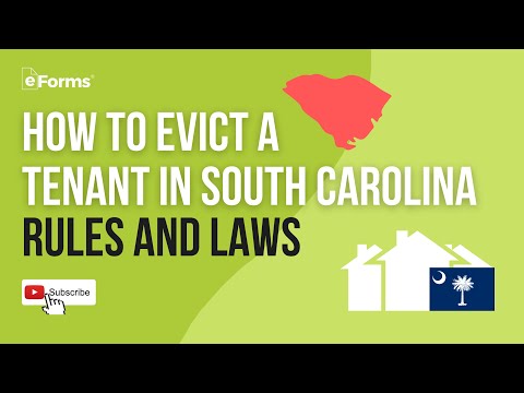 How to Evict a Tenant In South Carolina