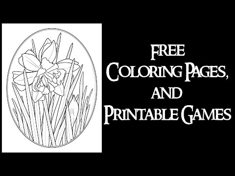 Free Coloring Pages and Printable Digital Downloads, Word Searches, Coloring Book Samples