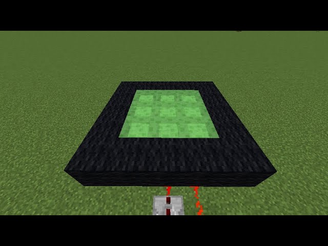 How to make trampoline in Minecraft