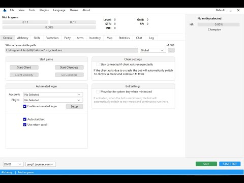[RSBOT !! NEW FREE SOURCE BOT FOR [SILKROAD ONLINE GLOBAL