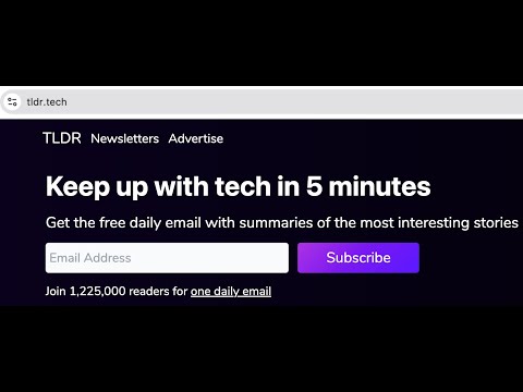 Daily Tech Newsletters: TLDR