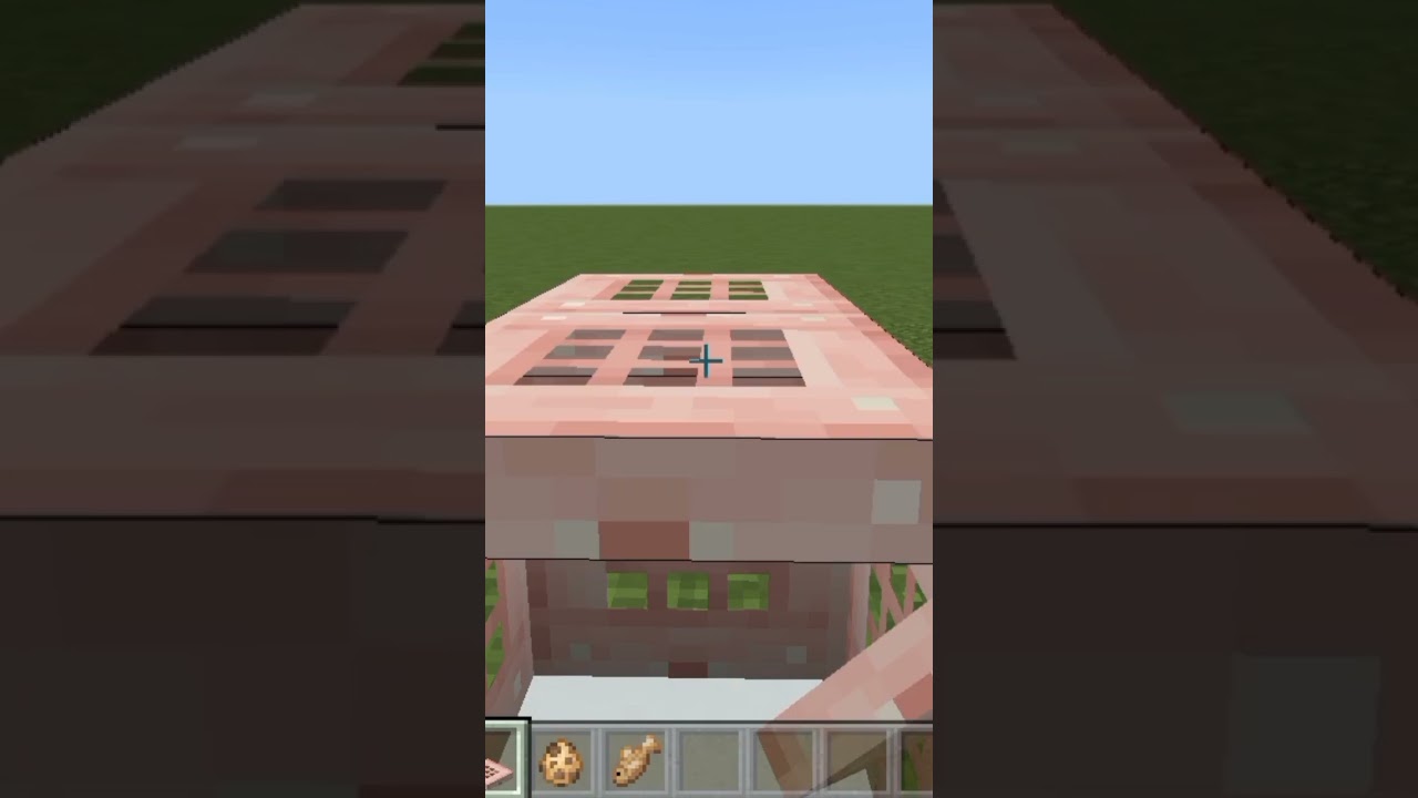 Minecraft : cat house tutorial #shorts #minecraft