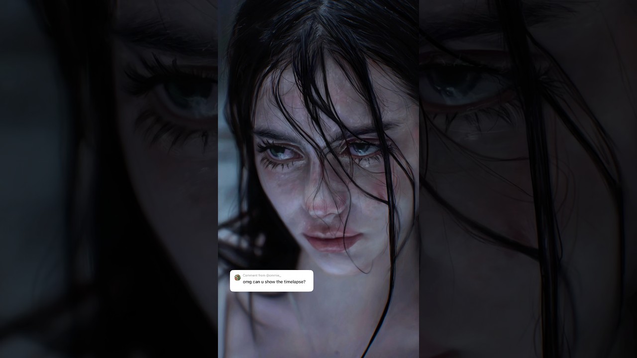 16 hours in 13 seconds #procreate #speedpaint #timelapse #drawing #digitalart #hyperrealism #artist