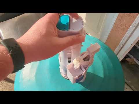 Close up view of American Standard Dual Flush Valve