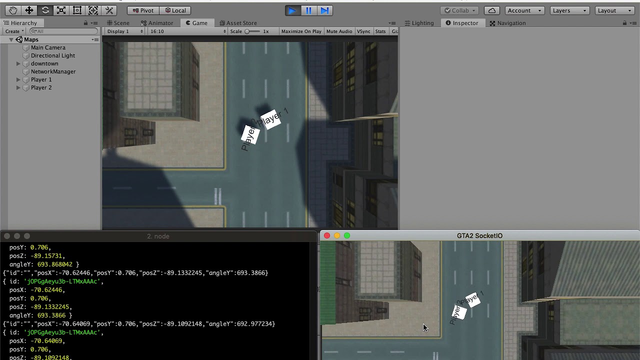 Unity Multiplayer Using NodeJs and Socket.io