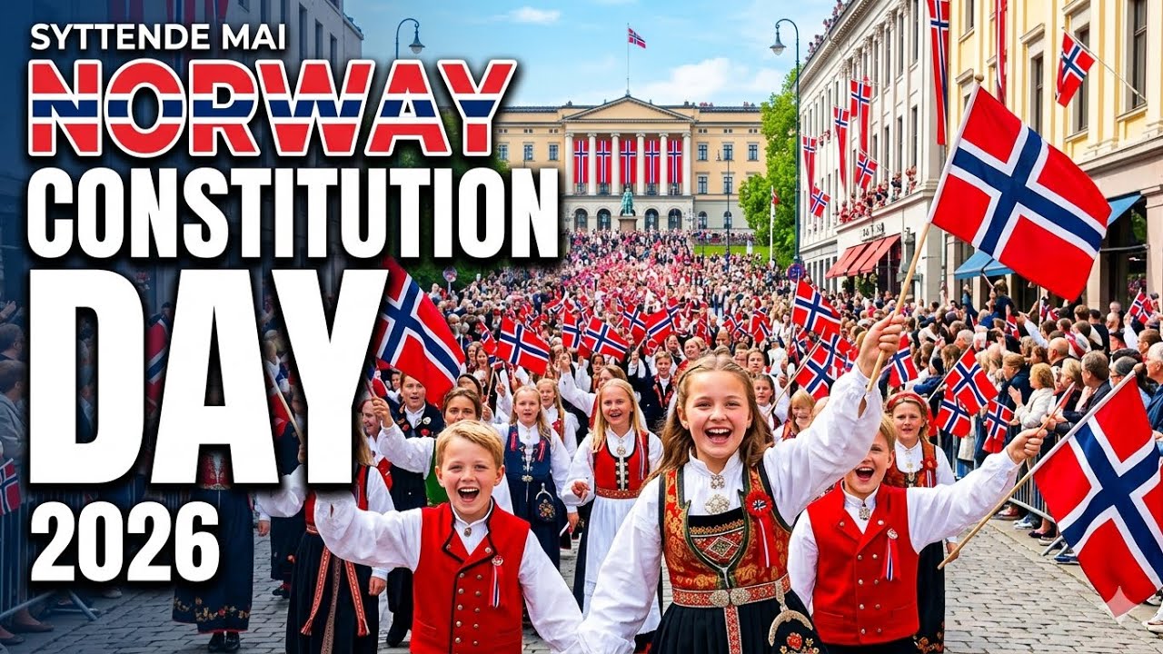 Norway’s constitution happiest parade 