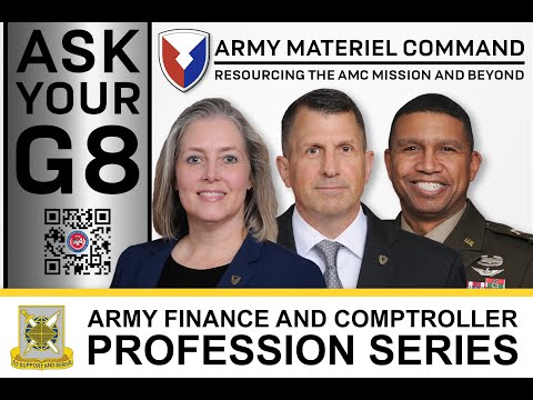 Army FC Profession Series, G8 Segment. Army Material Command (AMC).
