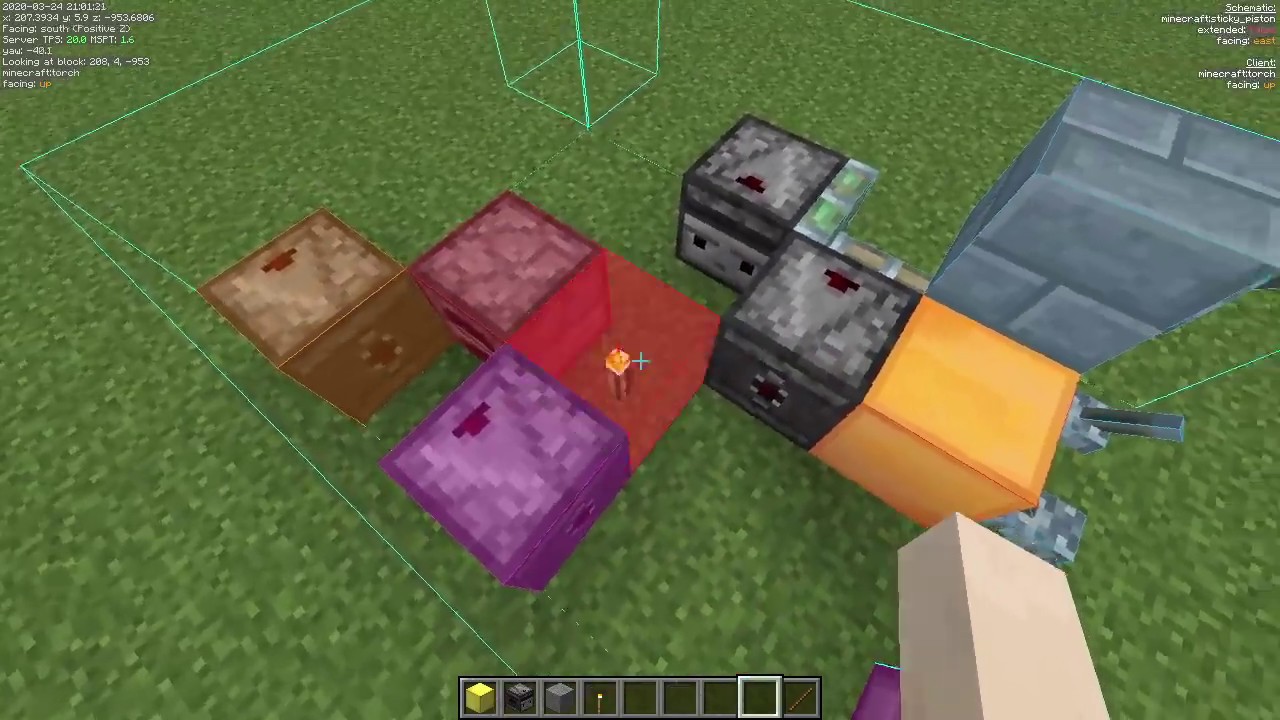 Litematica - Render expected (colliding) block at cursor