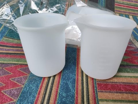 SAVITA 6Pcs 100ml Silicone Measuring Cups for Resin, Non-stick Mixing Cups Glue Tool for DIY Review