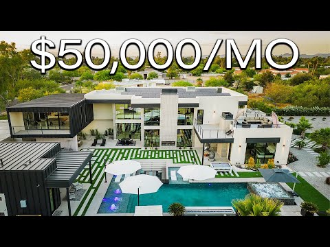 Touring a $50,000/Month Vacation Rental in Paradise Valley, Arizona