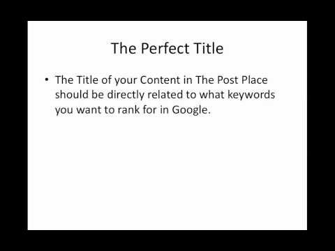 How to Create the Perfect Title For Your Article or Video Houston TX