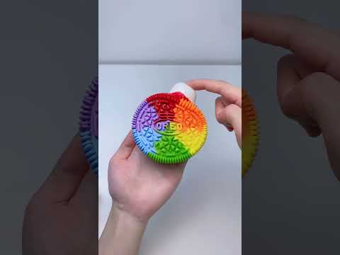 SQUISHY ASMRπͺπͺOreo#asmr #satisfying