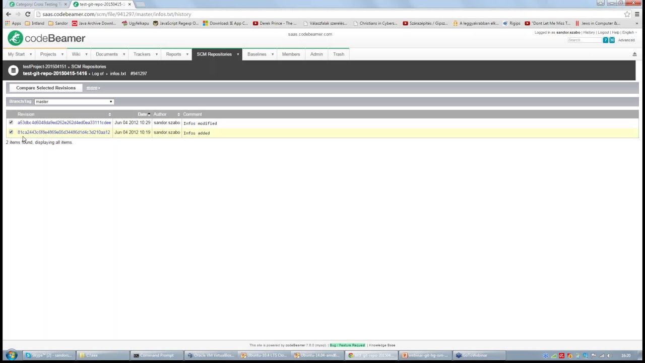 How to Integrate Git, Subversion and Mercurial in ALM