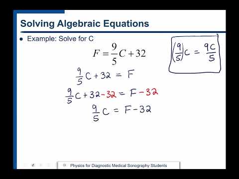 Algebra Review