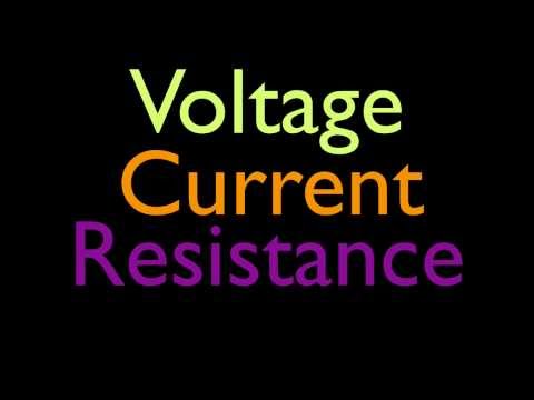 The Basics: Voltage, Current and Resistance