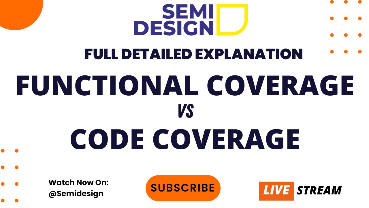 Functional Coverage vs Code Coverage #systemverilog #verilog #vlsi #semiconductorindustry
