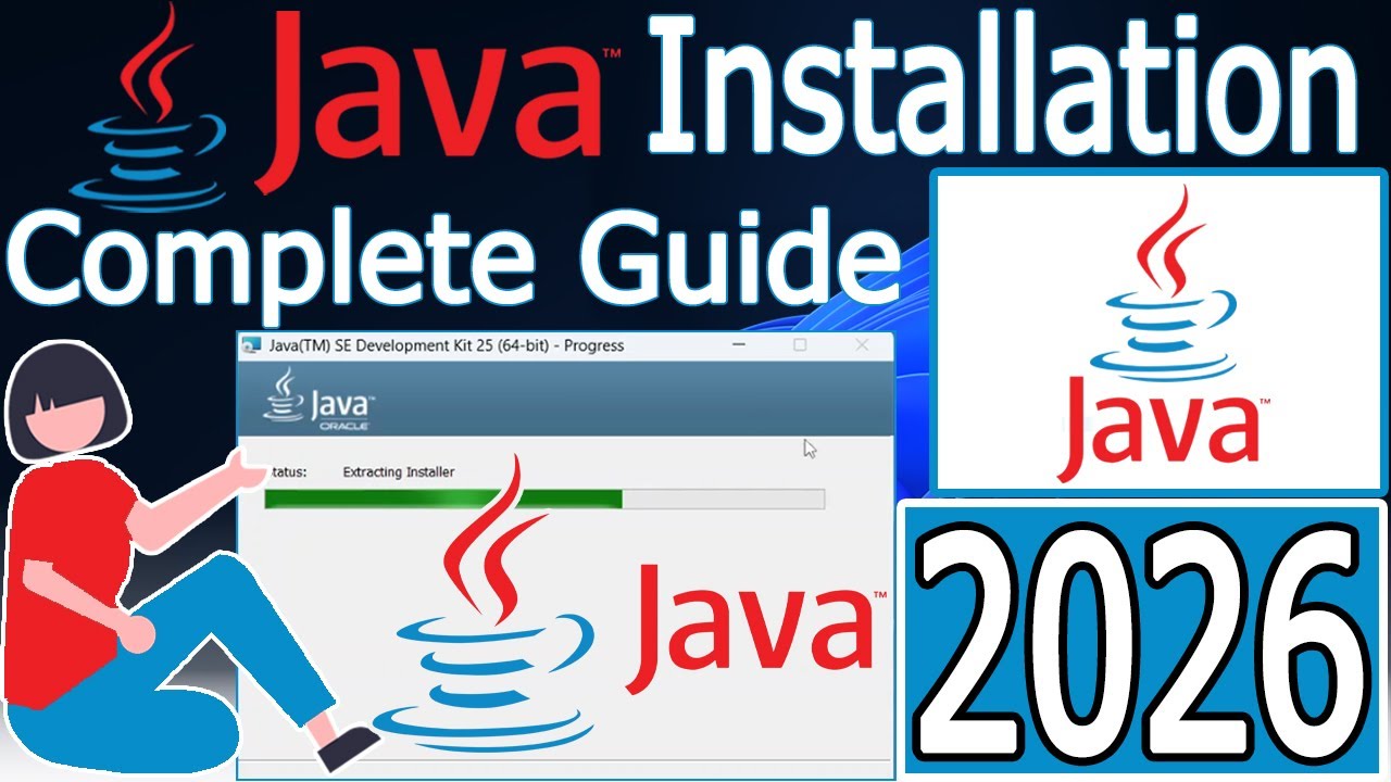 How to Install Java on Windows 10/11 [ 2026 Update ] JAVA_HOME, JDK Installation | Java Programming