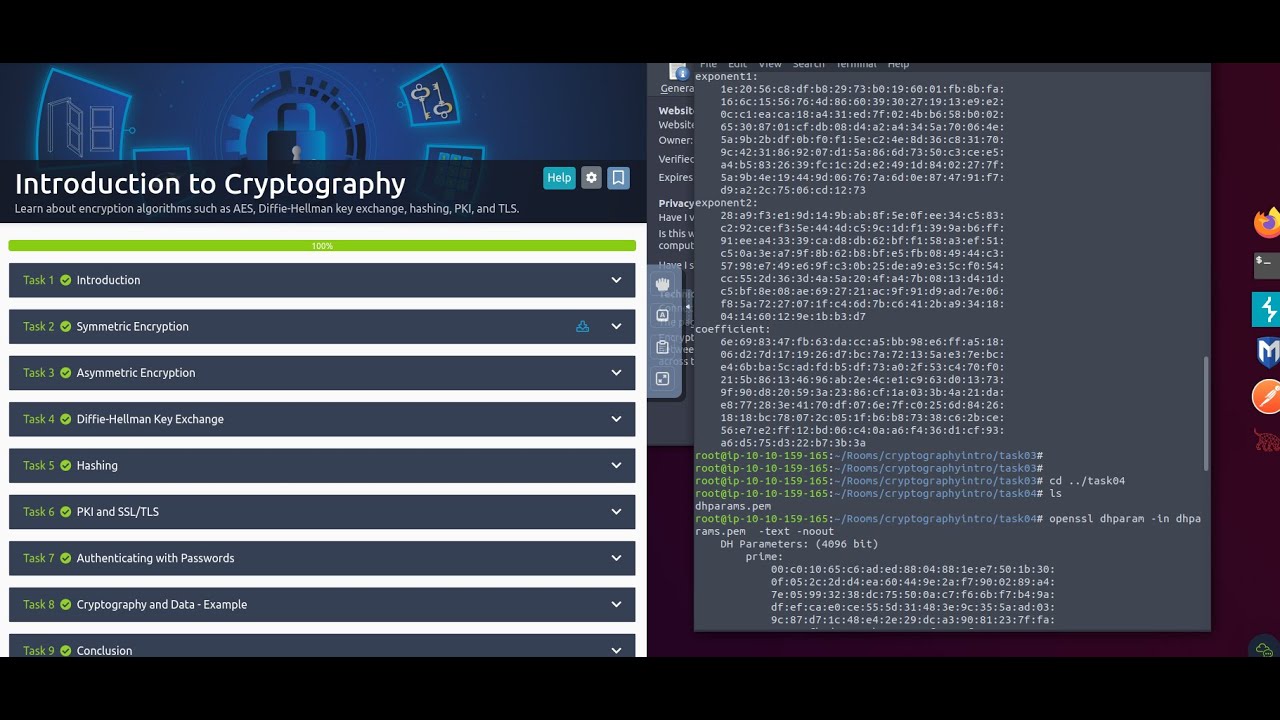 Introduction to Cryptography - Mastering Cryptography Fundamentals: A TryHackMe Walkthrough