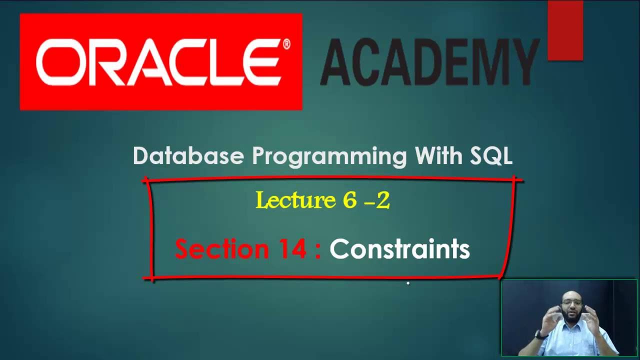 Database Programming With SQL - Section 14 - Part 2