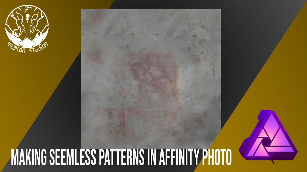 Making seamless patterns in Affinity Photo