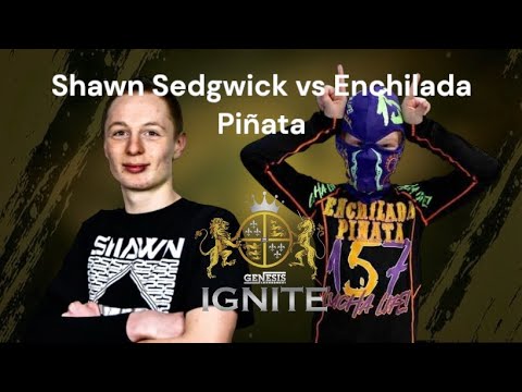 Shawn Sedgwick vs Enchilada Piñata ( UKW Genesis Ignite ) 06/05/2025 FULL MATCH