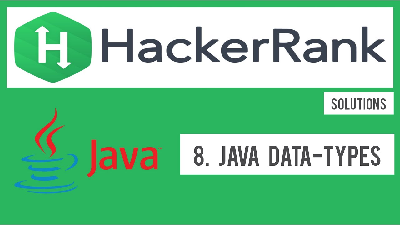HackerRank Java | Java DataTypes | Solution | Basic Coder