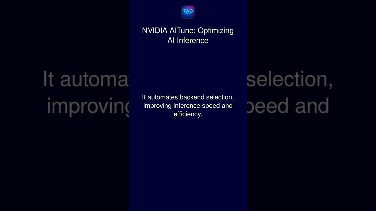 NVIDIA AITune: Optimizing AI Inference