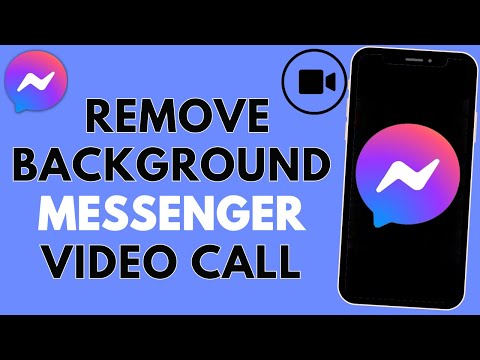 How to remove background in messenger video call