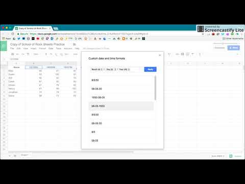 HowTo - Google Sheets - Format Numbers