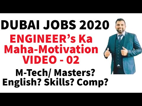 Dubai New Jobs 2021 🔥 Civil Engineering Mechanical Electrical Master's M-Tech, Free Jobs in Dubai