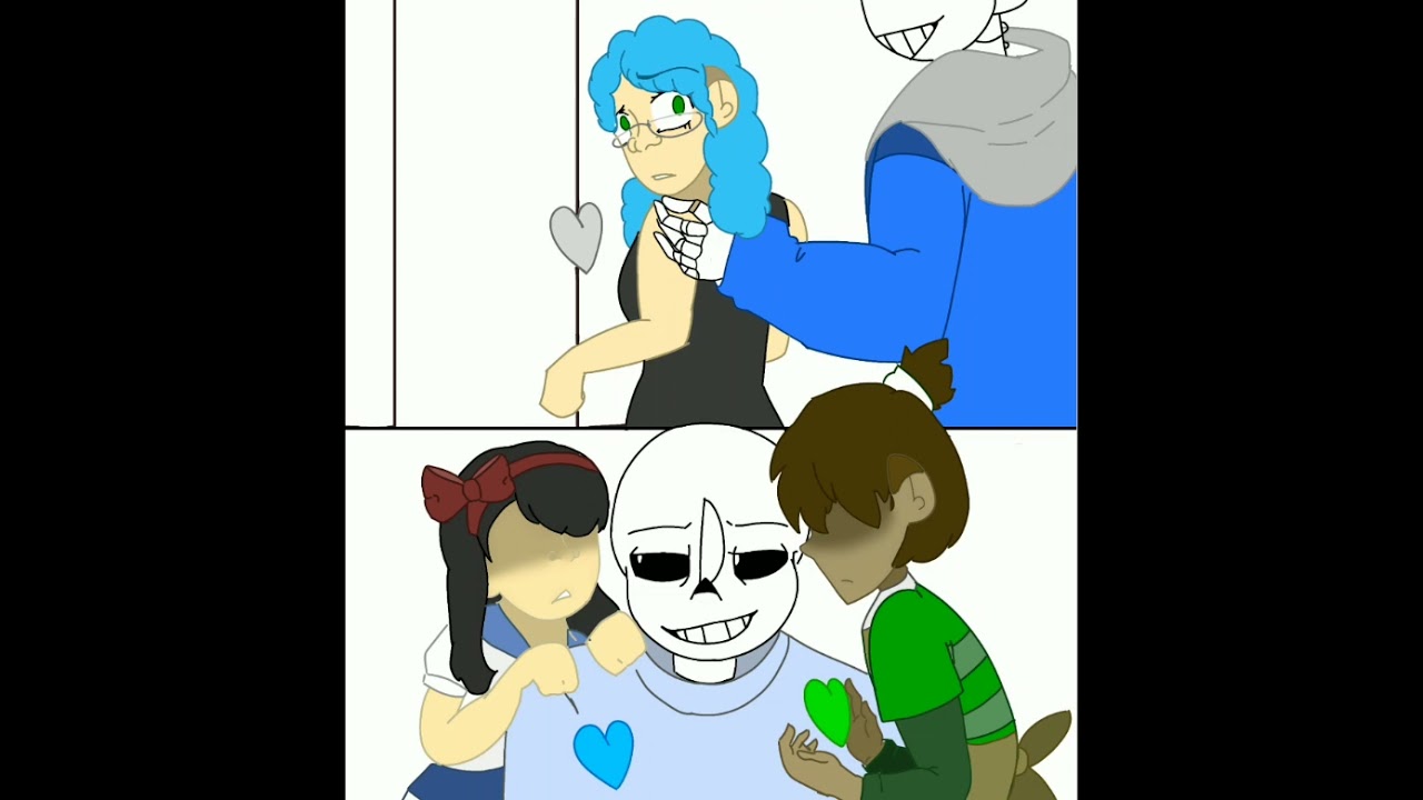 Speedpaint||Undertale Oc: Sinika||Sans, Kindness soul, patience Soul||