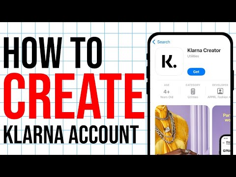 How to create an account Klarna 2024