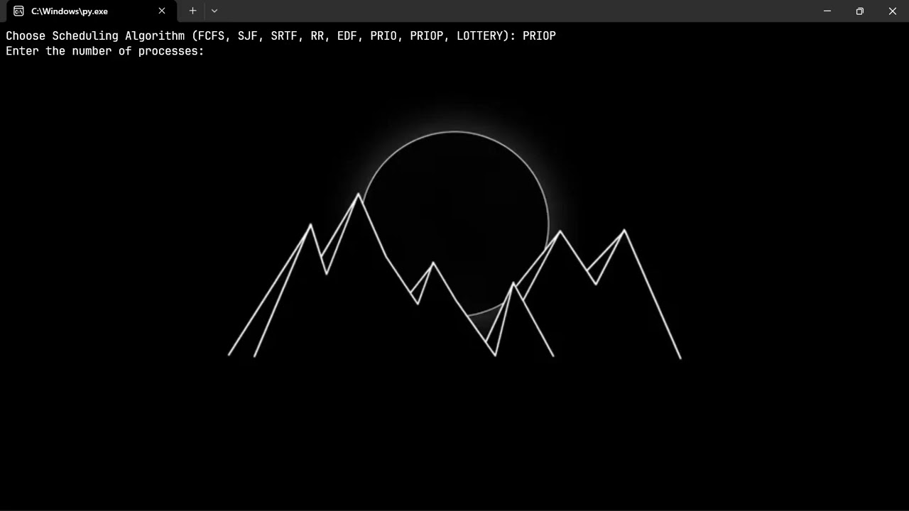 CPU Scheduling Simulator: Visualize Algorithms with Gantt Charts in Python