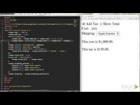 Learn Learning AngularJS Tutorial Interaction | packtpub com - Mind Luster