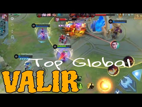 Valir Top Global VS Cecilion Team - Mobile legends