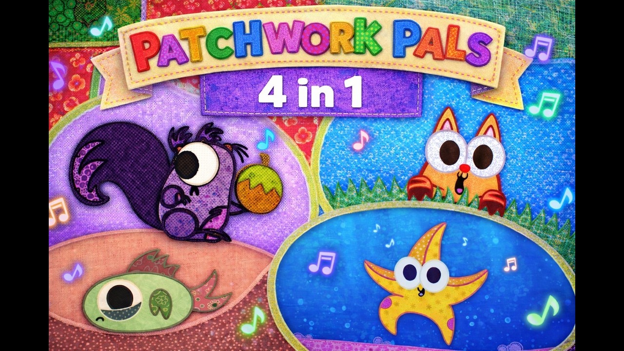 Patchwork Pals Fish Tiger Squirrel Starfish Effects