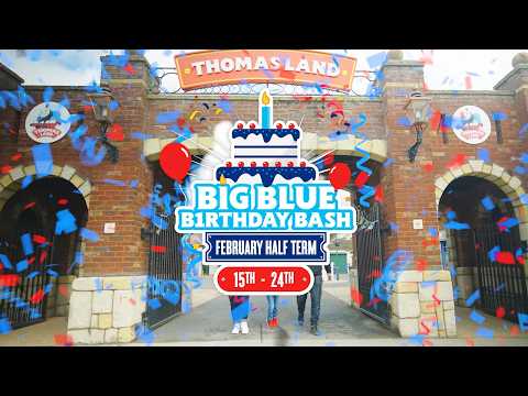Big Blue Birthday Bash this February Half Term | 2025 Events | Drayton Manor Resort