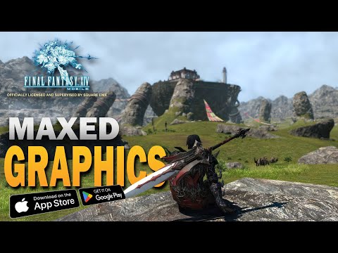 Final Fantasy 14 Mobile Gameplay Maxed Out Graphics 60fps - Best Mobile MMORPG for Android/iOS