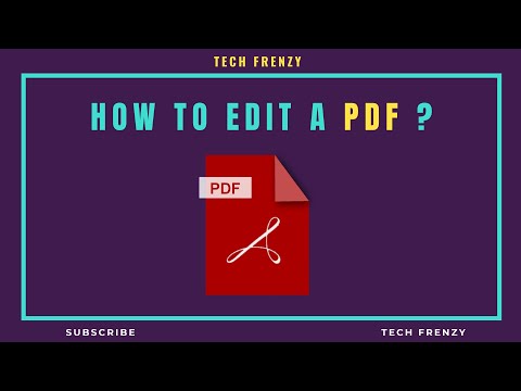 How to edit a PDF ? | Offline | [ Easy Solution ]