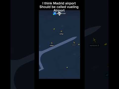 I think Madrid airport should be called vueling airport #spain #madrid #geography #shorts